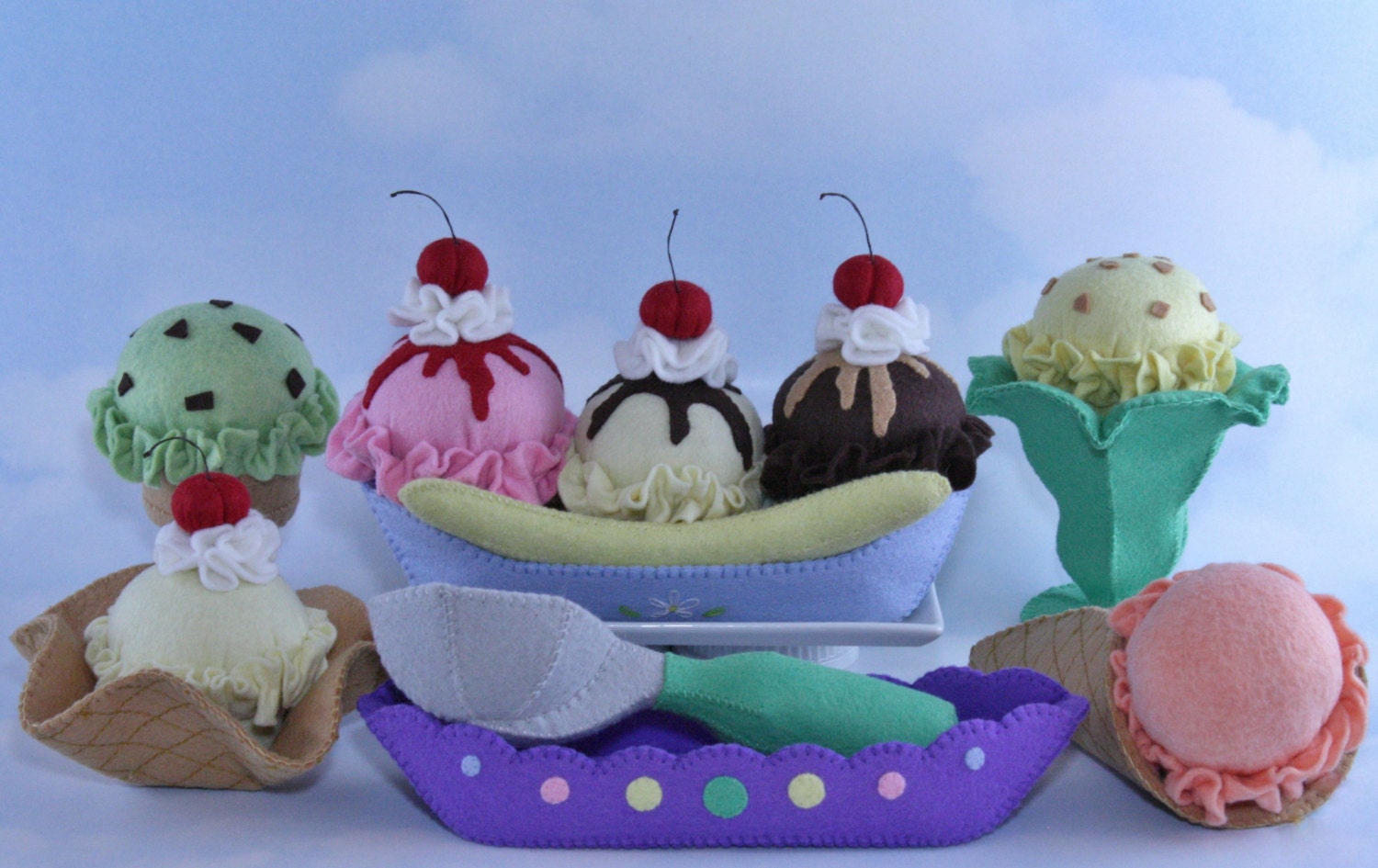 Bundle of 10 Felt Food Sewing Patterns - Etsy