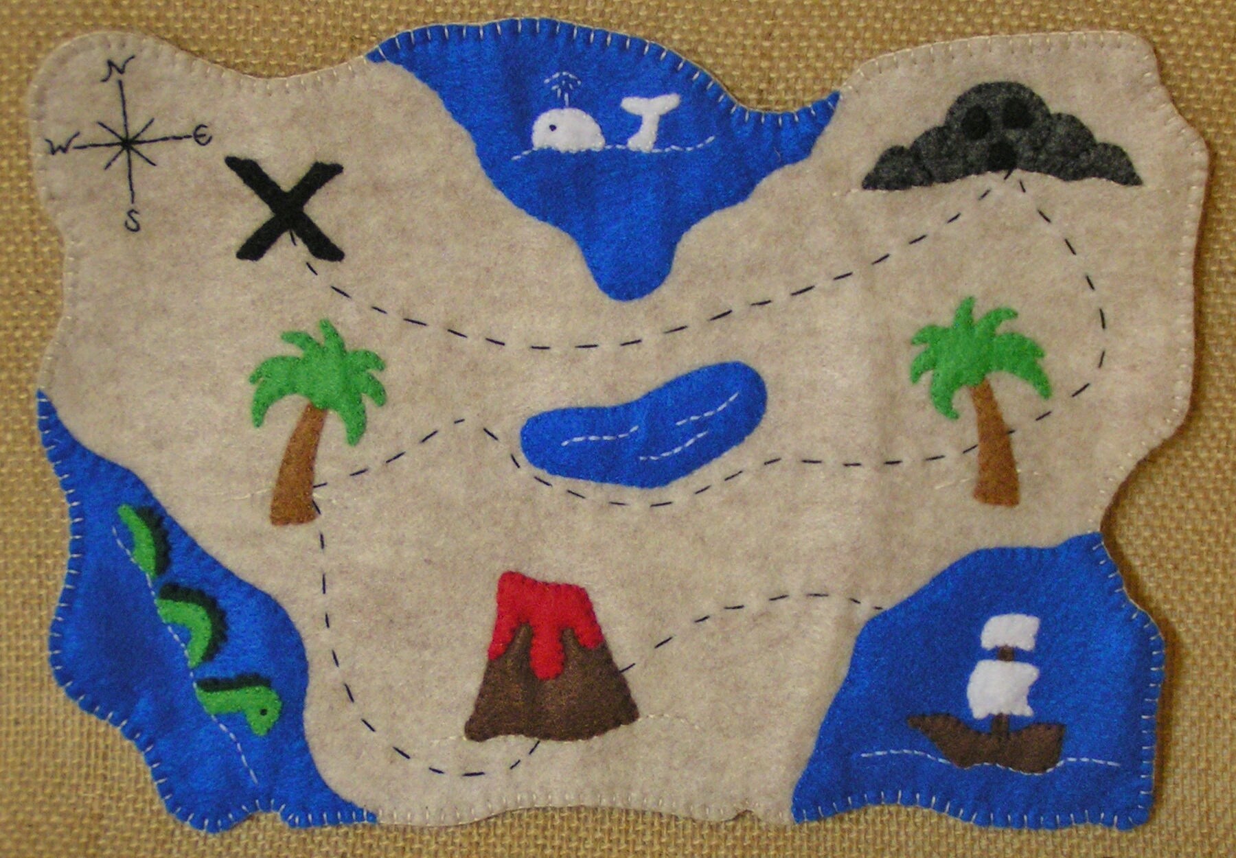 Swashbuckler Felt Sewing Pattern Pirate Set DIY Felt Toys - Etsy