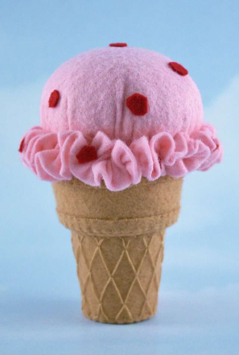 Ice Cream Parlor Felt Food PDF Sewing Pattern - Etsy