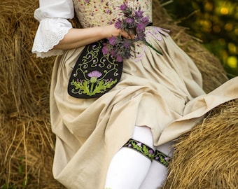 Adult Garters Set 18th Century Colonial Historical Style - Etsy