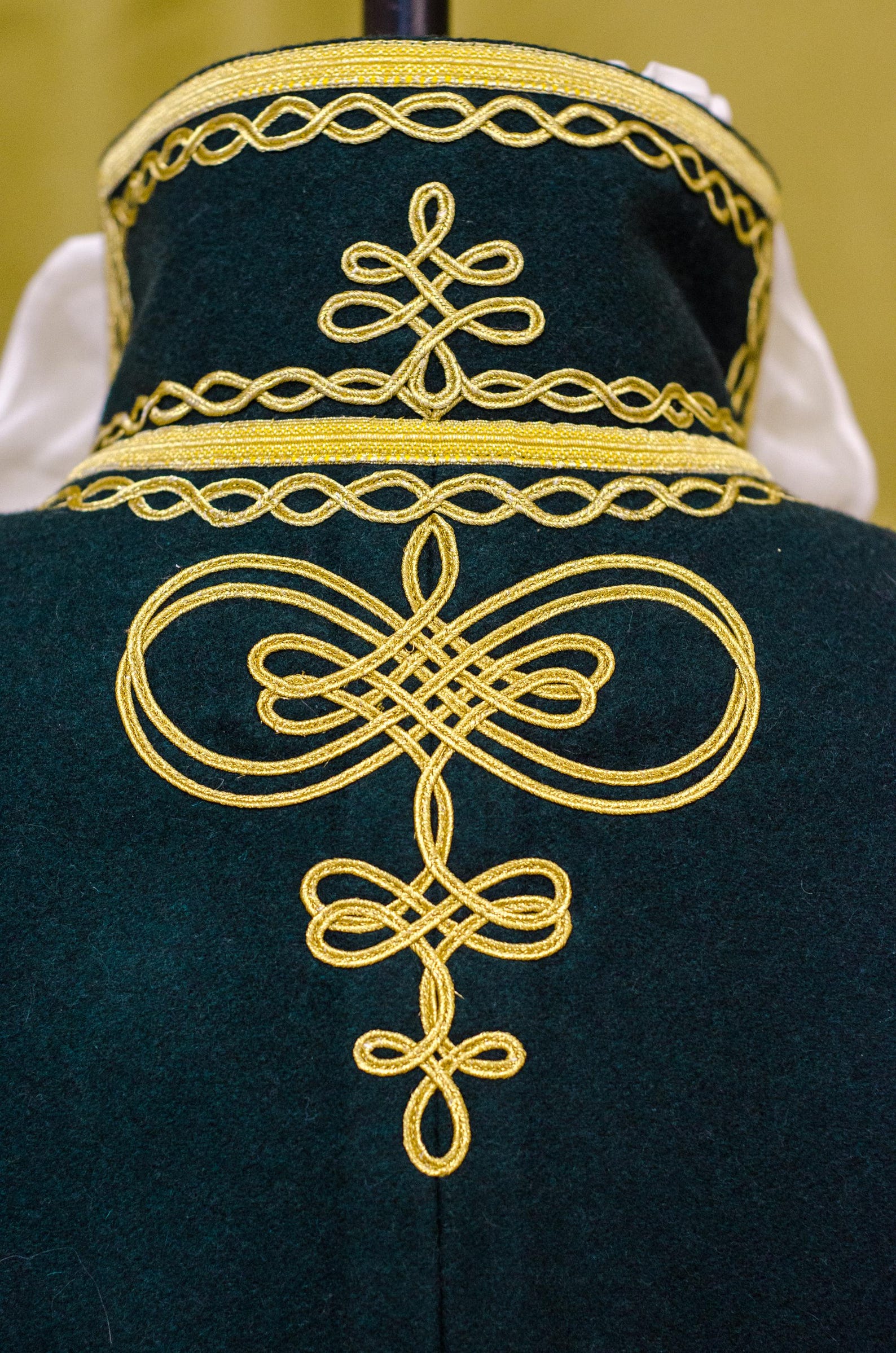 Regency Riding Habit: Embroidered Green Wool Spencer, Historical Skirt ...