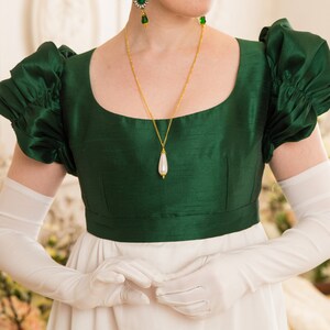 Regency Green Spencer. Empire Green Redingot. - Etsy