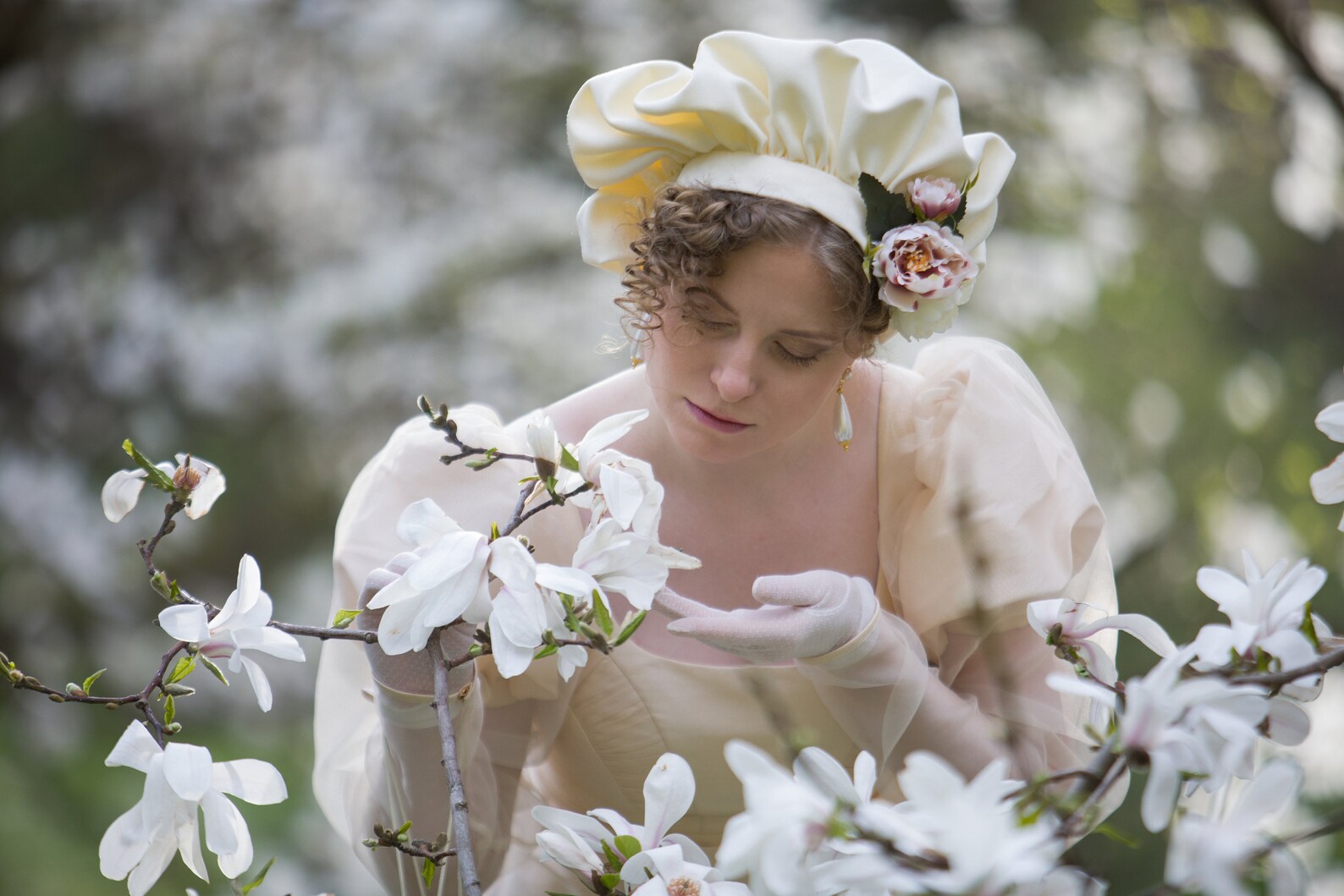 Cream Beret for the Regency and Romantic Epochs - Etsy