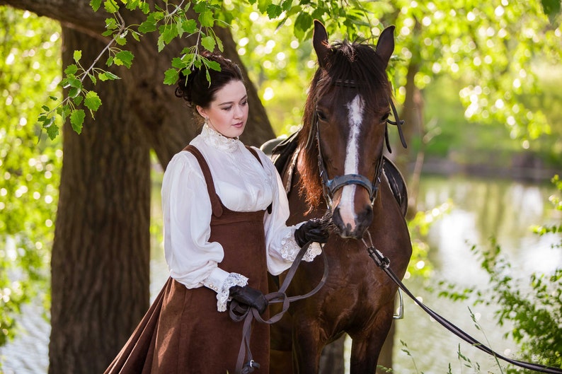 Regency Riding Habit: 19th Century Equestrian Skirt - Etsy