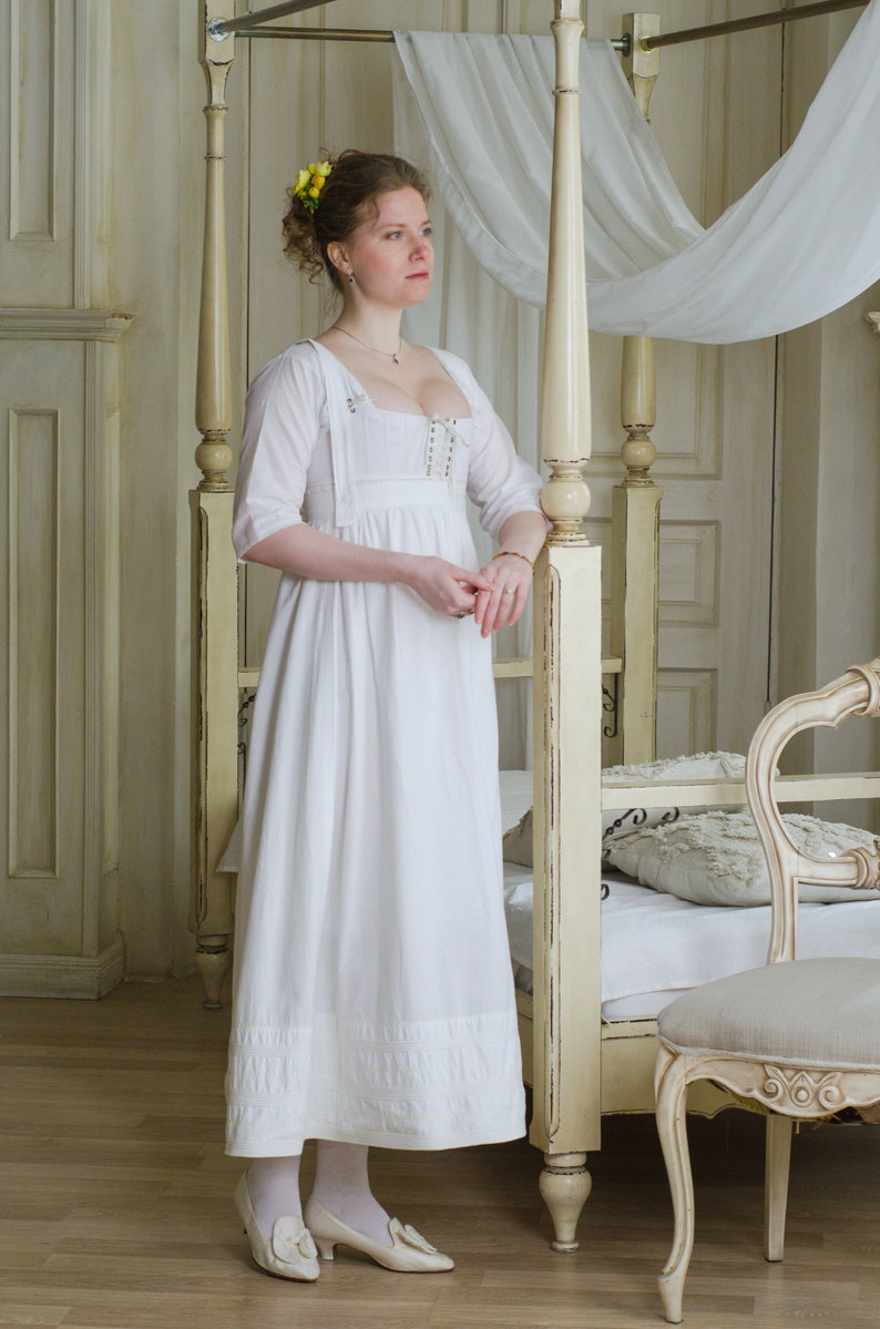 1820s Regency Corded Petticoat/ - Etsy