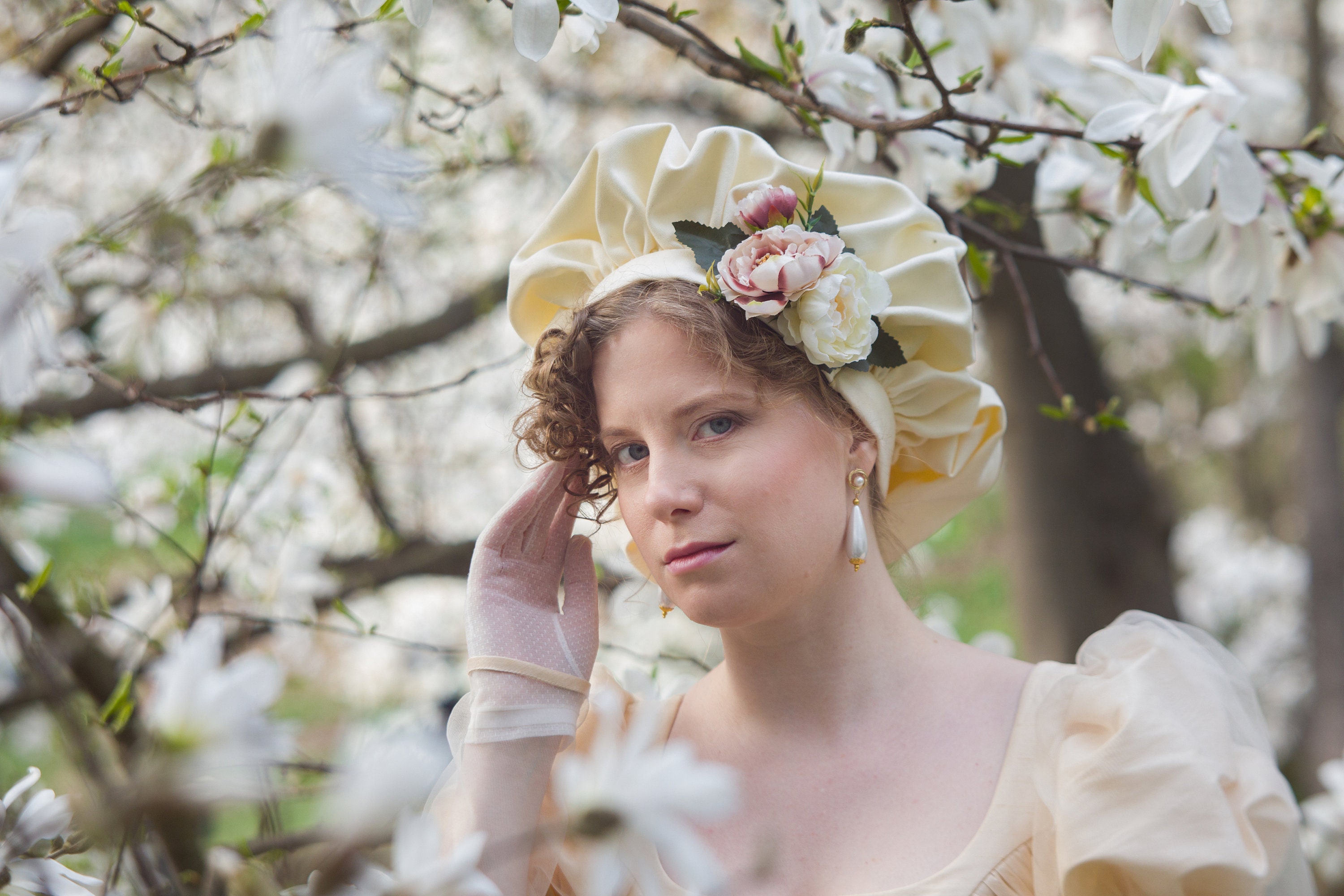 Cream Beret for the Regency and Romantic Epochs - Etsy
