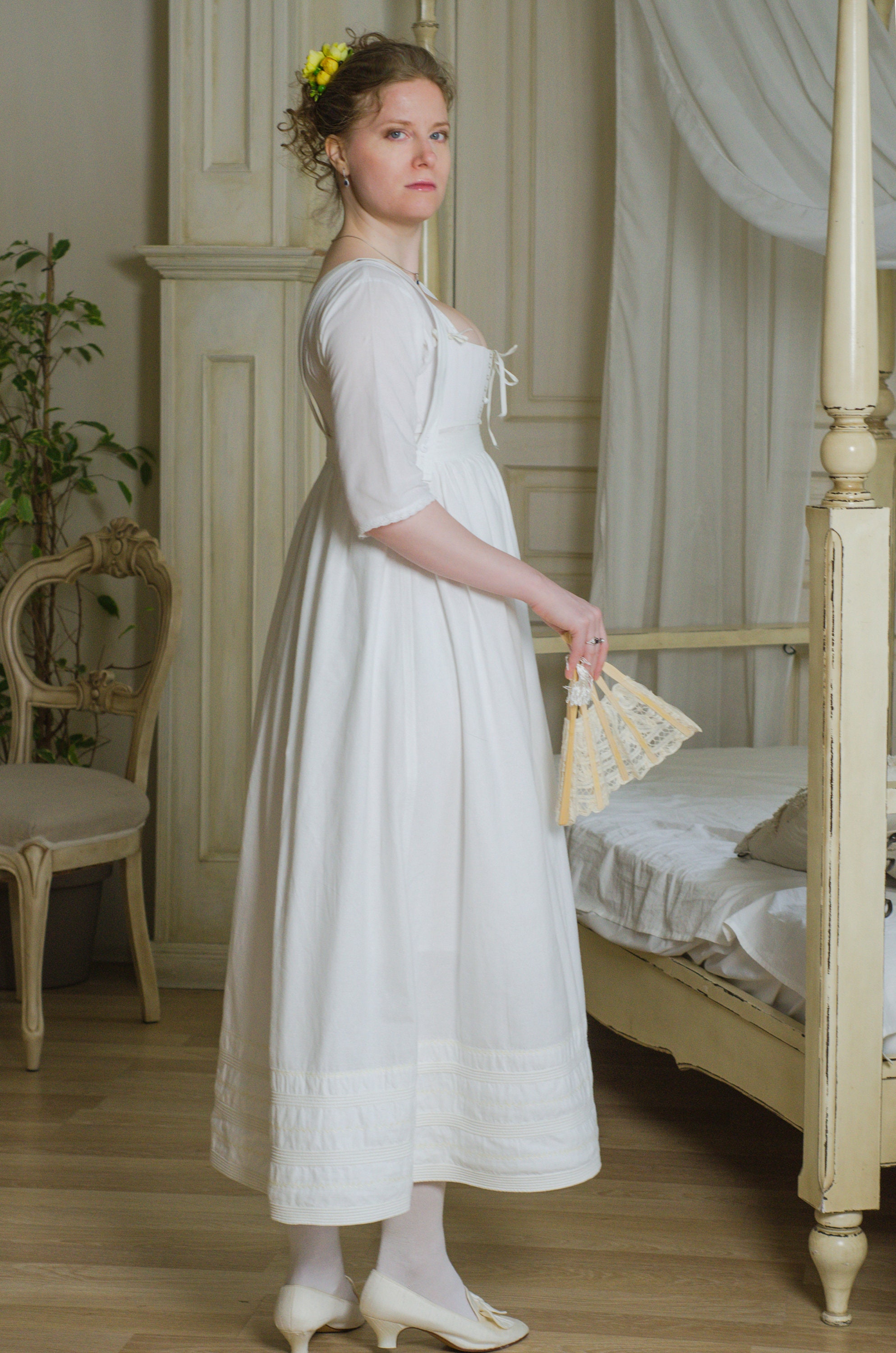 1820s Regency Corded Petticoat/ - Etsy