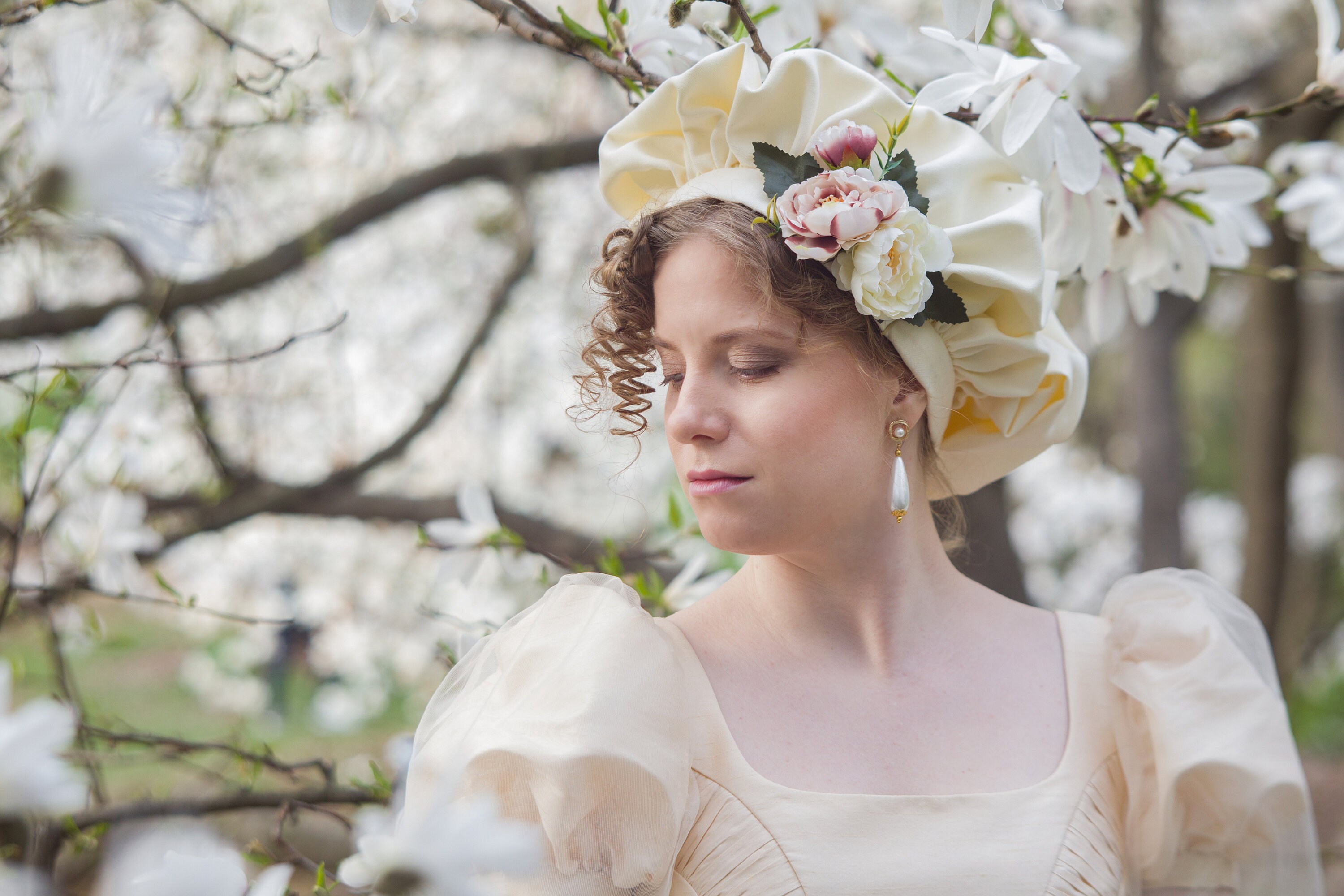 Cream Beret for the Regency and Romantic Epochs - Etsy