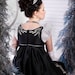 Regency Black Dress With Silver Embroidery. Empire Embroidery - Etsy