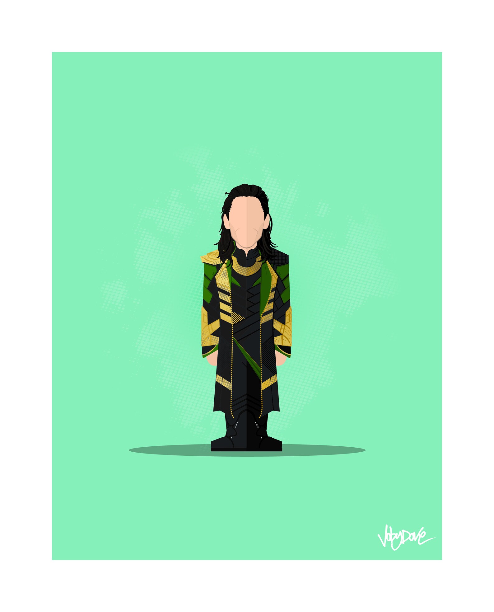 Loki 8x10 Minimalist Marvel Film Movie TV Television - Etsy