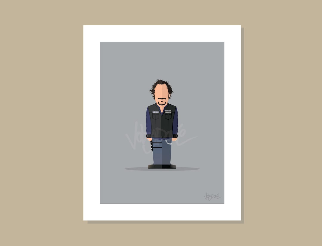 Tig Trager - 8x10" Minimalist Sons of Anarchy SOA Television Movie Film ...