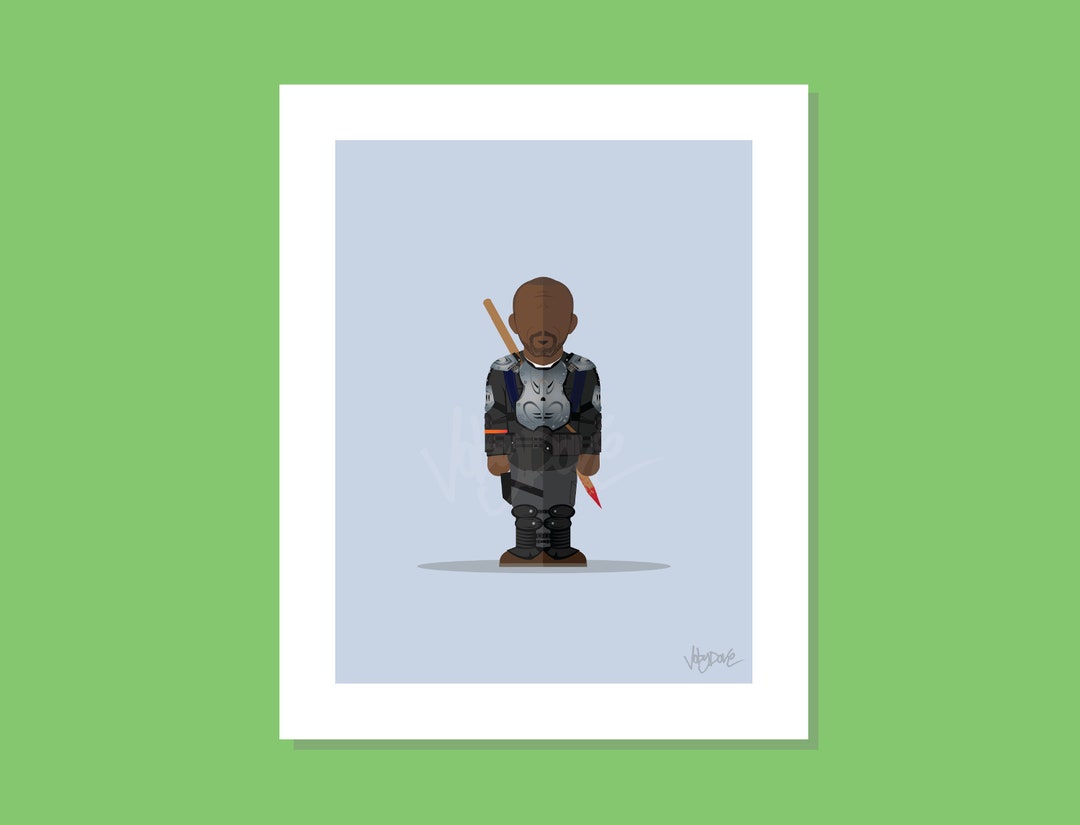 Morgan (kingdom) - 8x10" Minimalist the Walking Dead TV Television ...