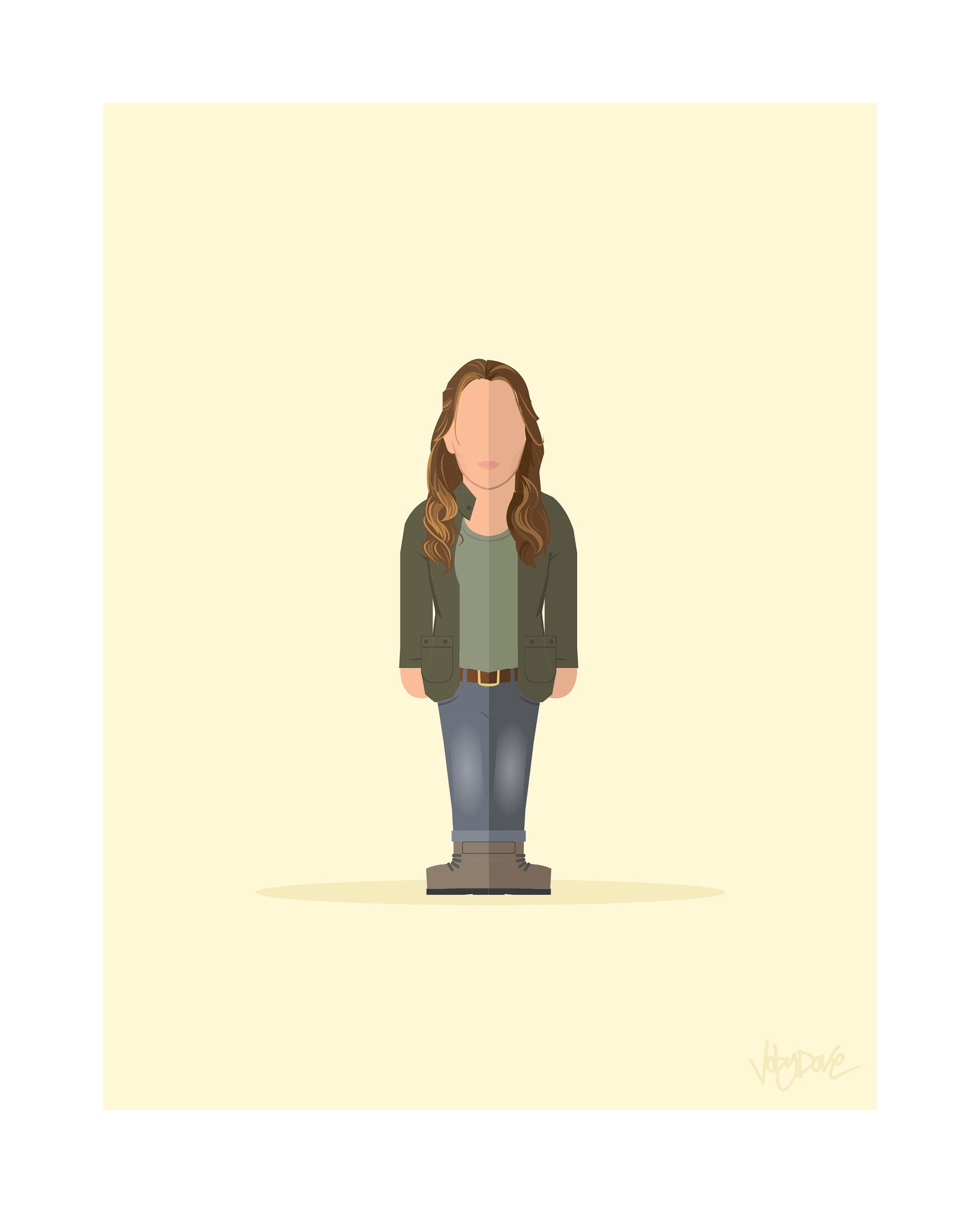 Alicia Clark - 8x10" Minimalist Fear the Walking Dead FTWD Television ...