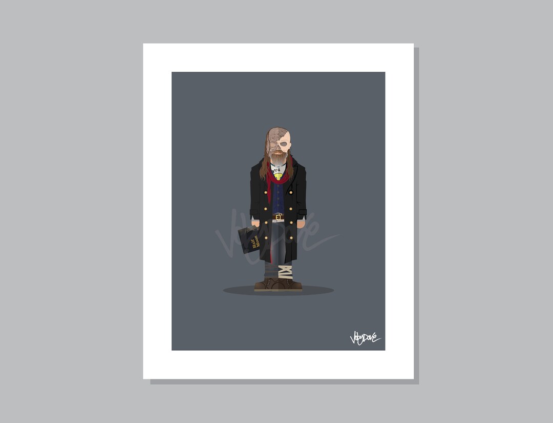 Beta - 8x10" Minimalist the Walking Dead TV Television Movie Film ...