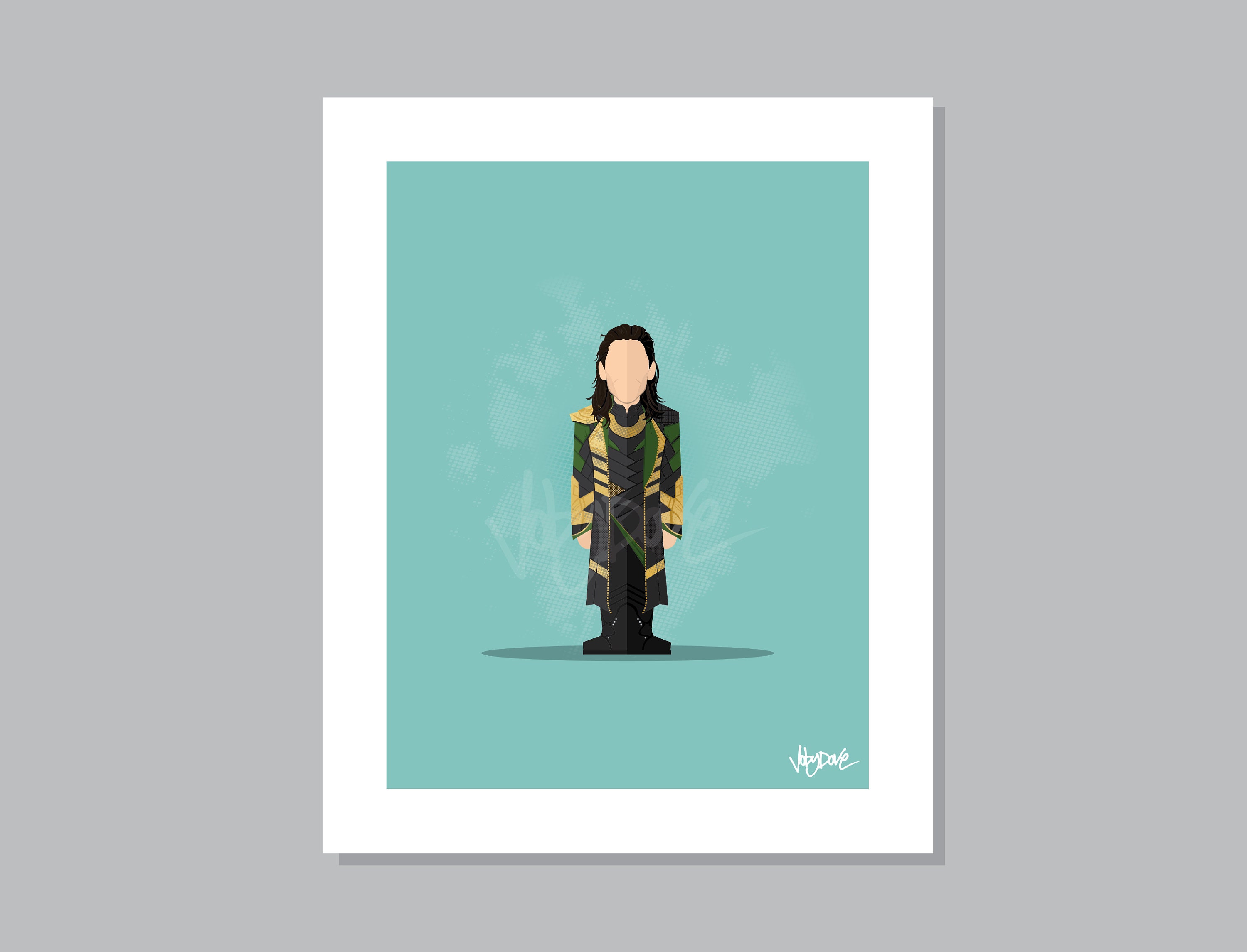 Loki 8x10 Minimalist Marvel Film Movie TV Television | Etsy