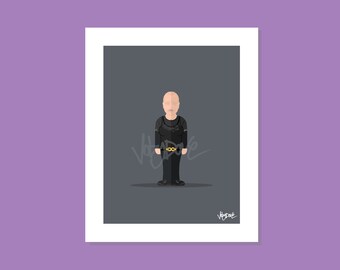 The Walking Dead: Negan Line up 420x210mm Minimalist TV Television ...