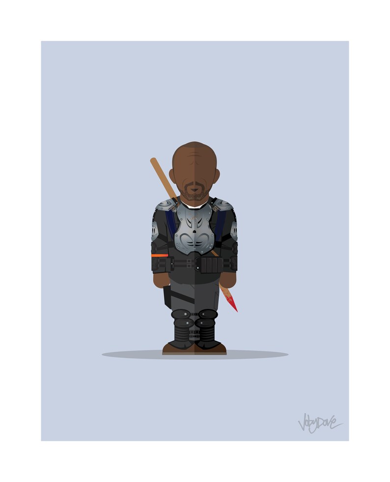 Morgan (kingdom) - 8x10" Minimalist the Walking Dead TV Television ...