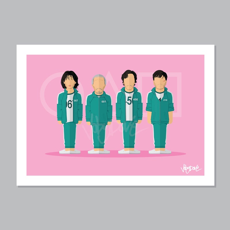 Squids Game Poster - Etsy