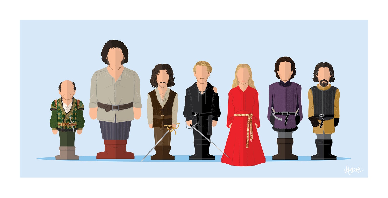 As You Wish the Princess Bride A3 420x210mm Minimalist TV - Etsy