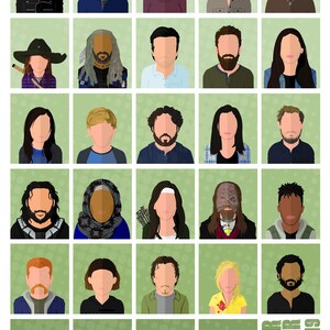The Walking Dead - Walker Stalker London 2019 A3 420x297mm Minimalist ...