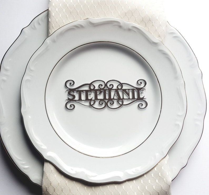 Wedding Place Name Cards Wooden Custom Signs Personalized | Etsy