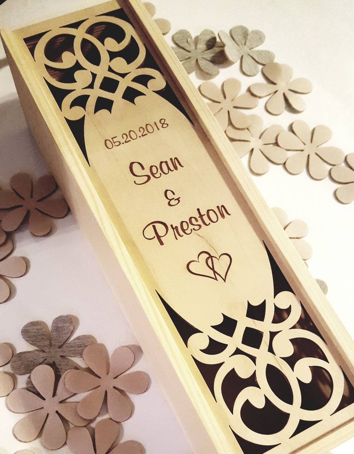 Personalized Wedding Wine Box Wedding Wine Ceremony Custom - Etsy