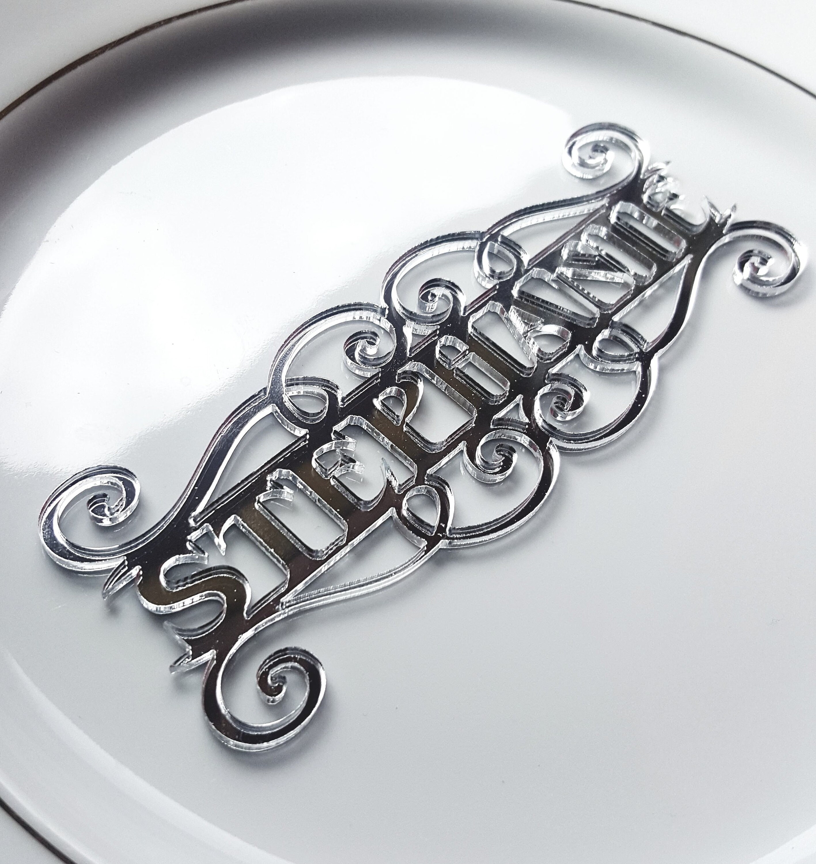 Custom Name Cards Wedding Place Cards Laser Cut Name Tags | Etsy