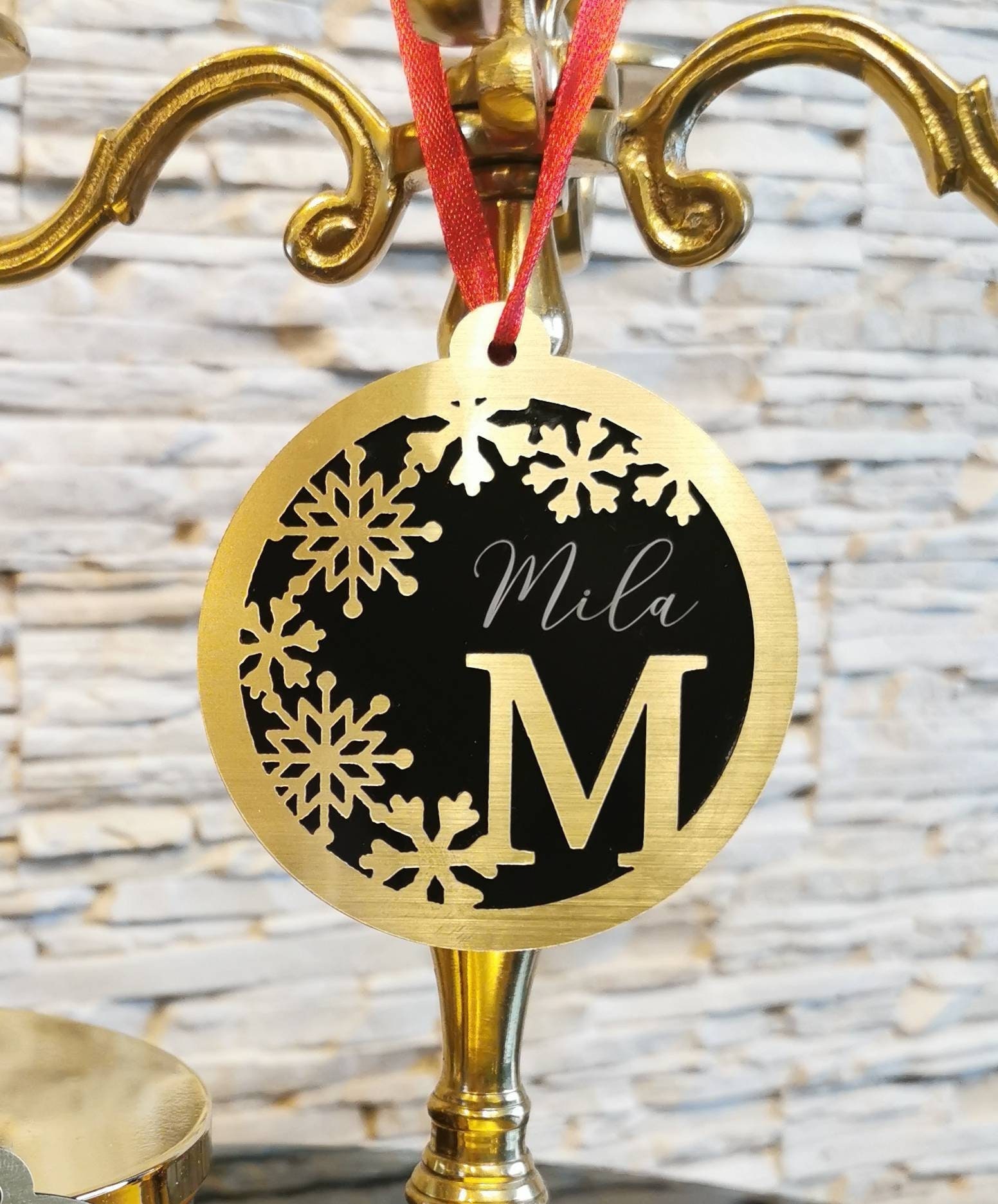 3D Name Ornament Gift Personalized Christmas Family | Etsy