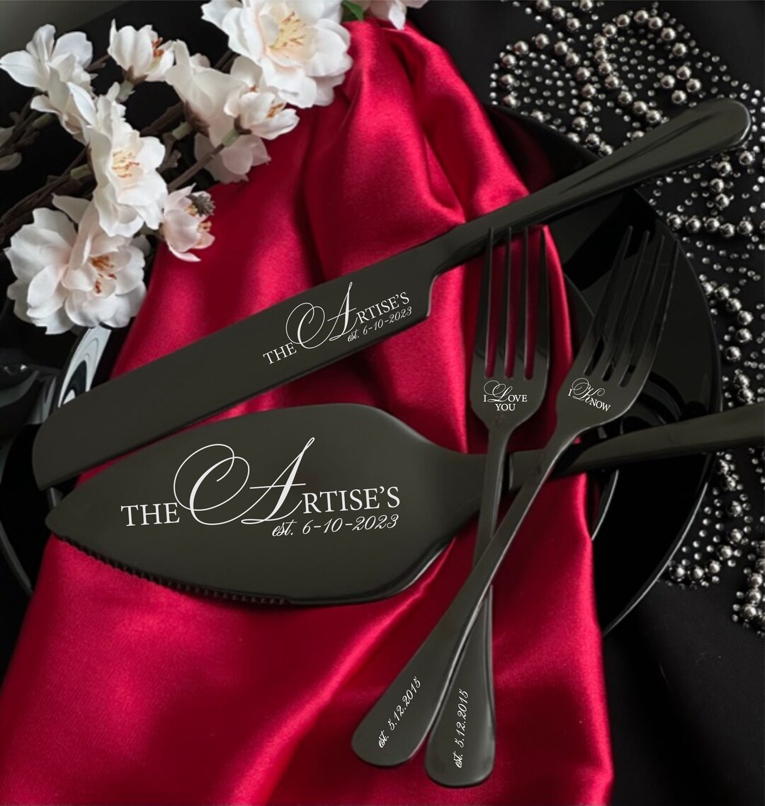 Wedding Cutters for New Family, Personalized Mr Mrs Keepsake, Engraved ...