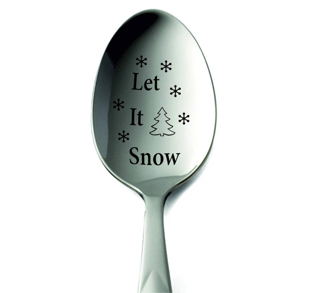 Engraved Silver Spoon, Christmas Gift Idea for Mom Dad Boyfriend or ...