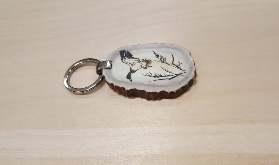 Duck Hunting Gift Engraved Keychain for Hunter Custom Christmas Gift ...