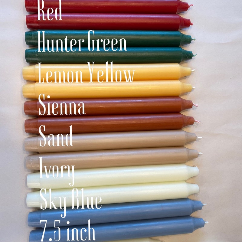Thick Taper Candle - Etsy