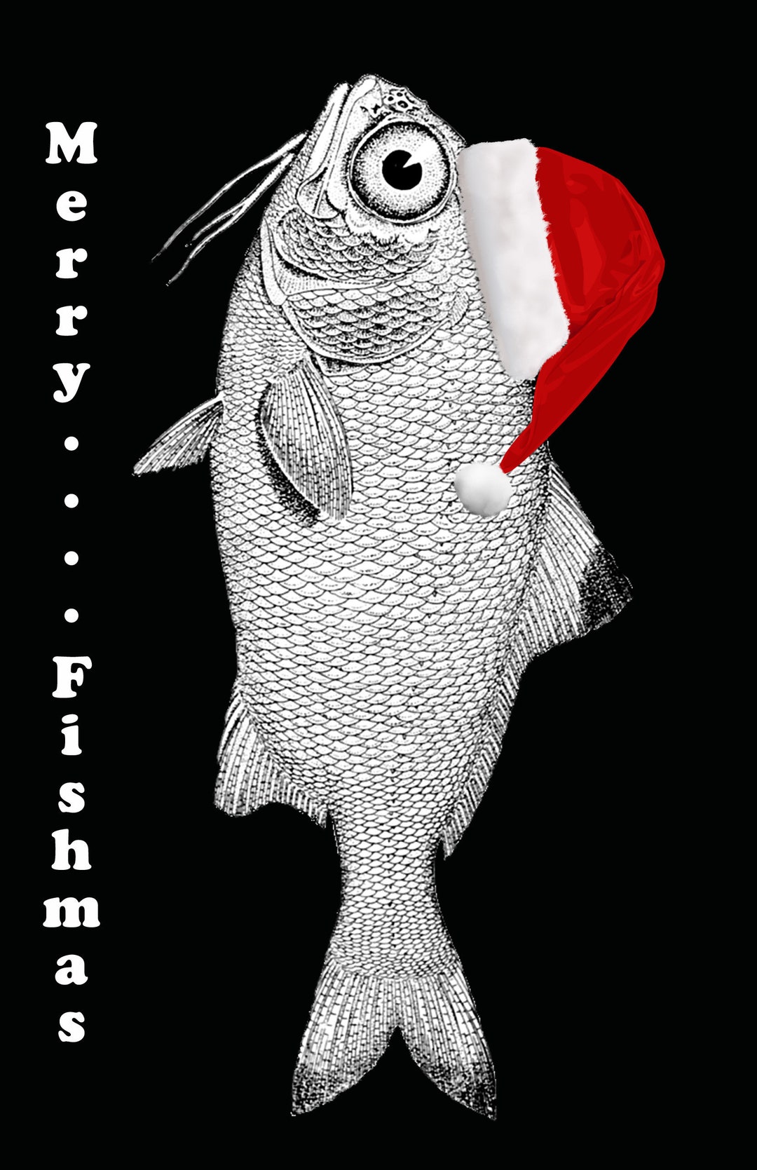 Merry Fishmas Digital Download/printable Art - Etsy