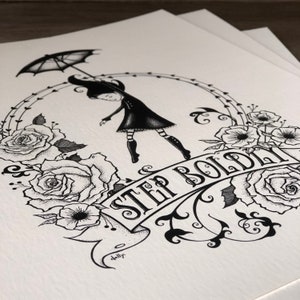 Step Boldly Giclee Print - Etsy