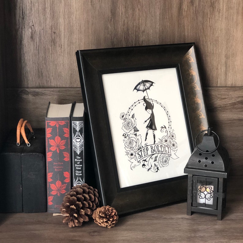 Step Boldly Giclee Print - Etsy Australia