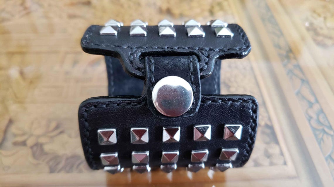 Studded Leather Armband Pattern - Etsy