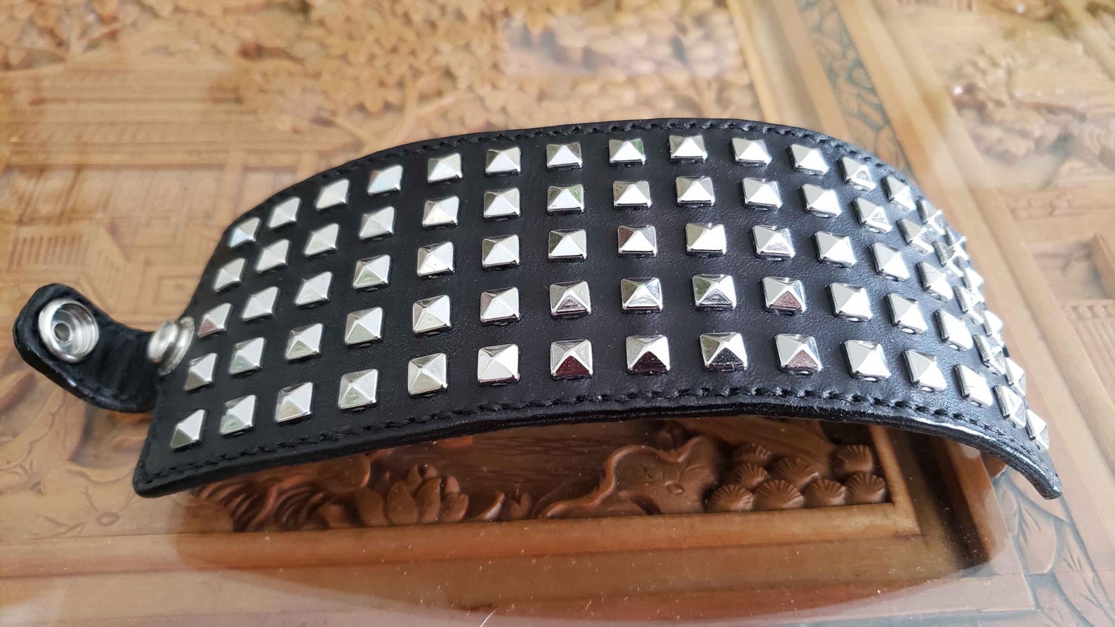 Studded Leather Armband Pattern - Etsy