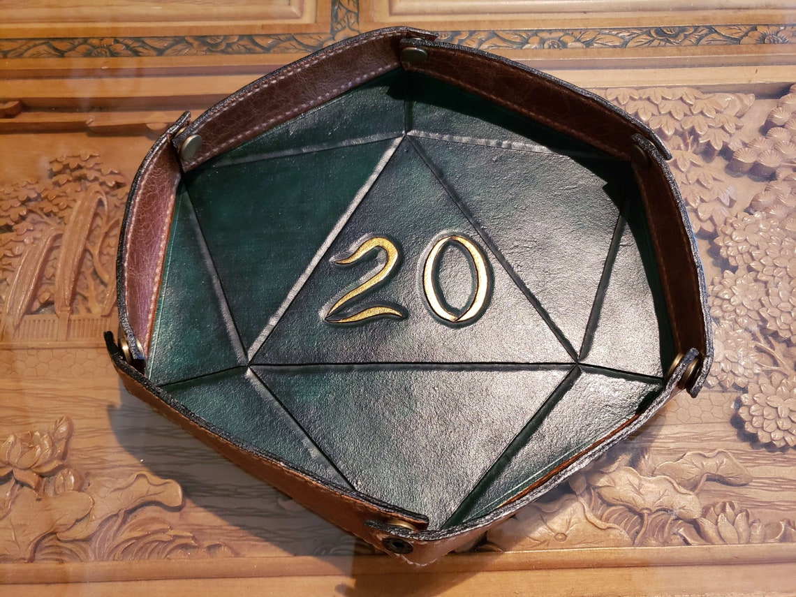 D20 Dice Tray Pattern - Etsy
