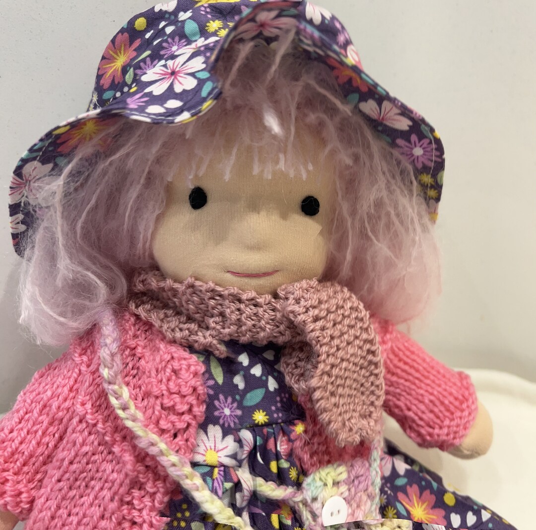 Hand Made Rag Doll, Waldorf Doll, Hand Made Rag Doll - Etsy