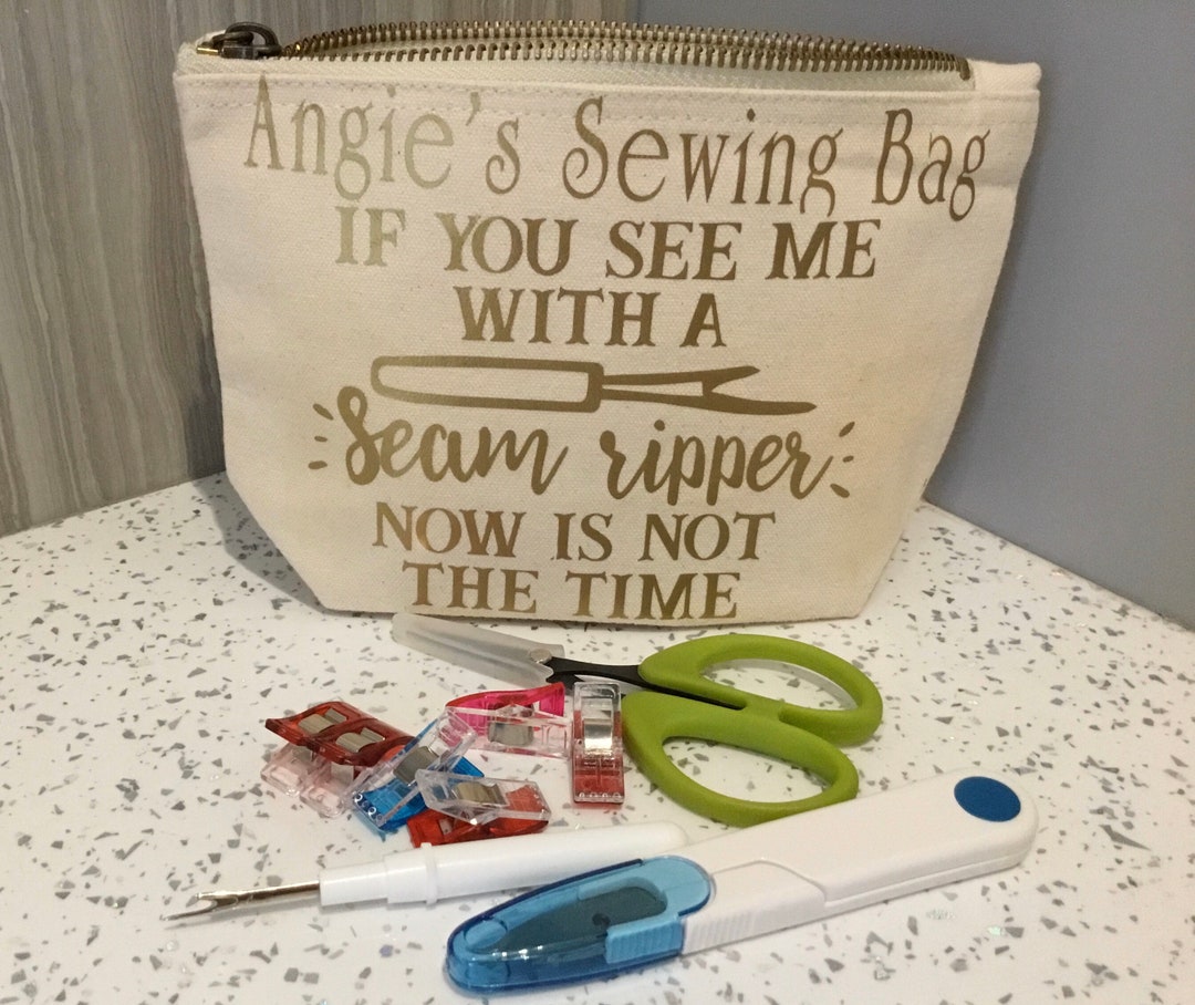Sewing Notions Bag. Personalised Sewing Bag - Etsy UK