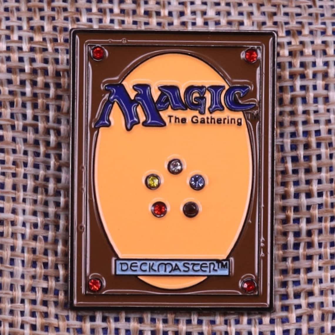 Enamel Pin Magic the Gathering Card Game Brooch Holiday | Etsy