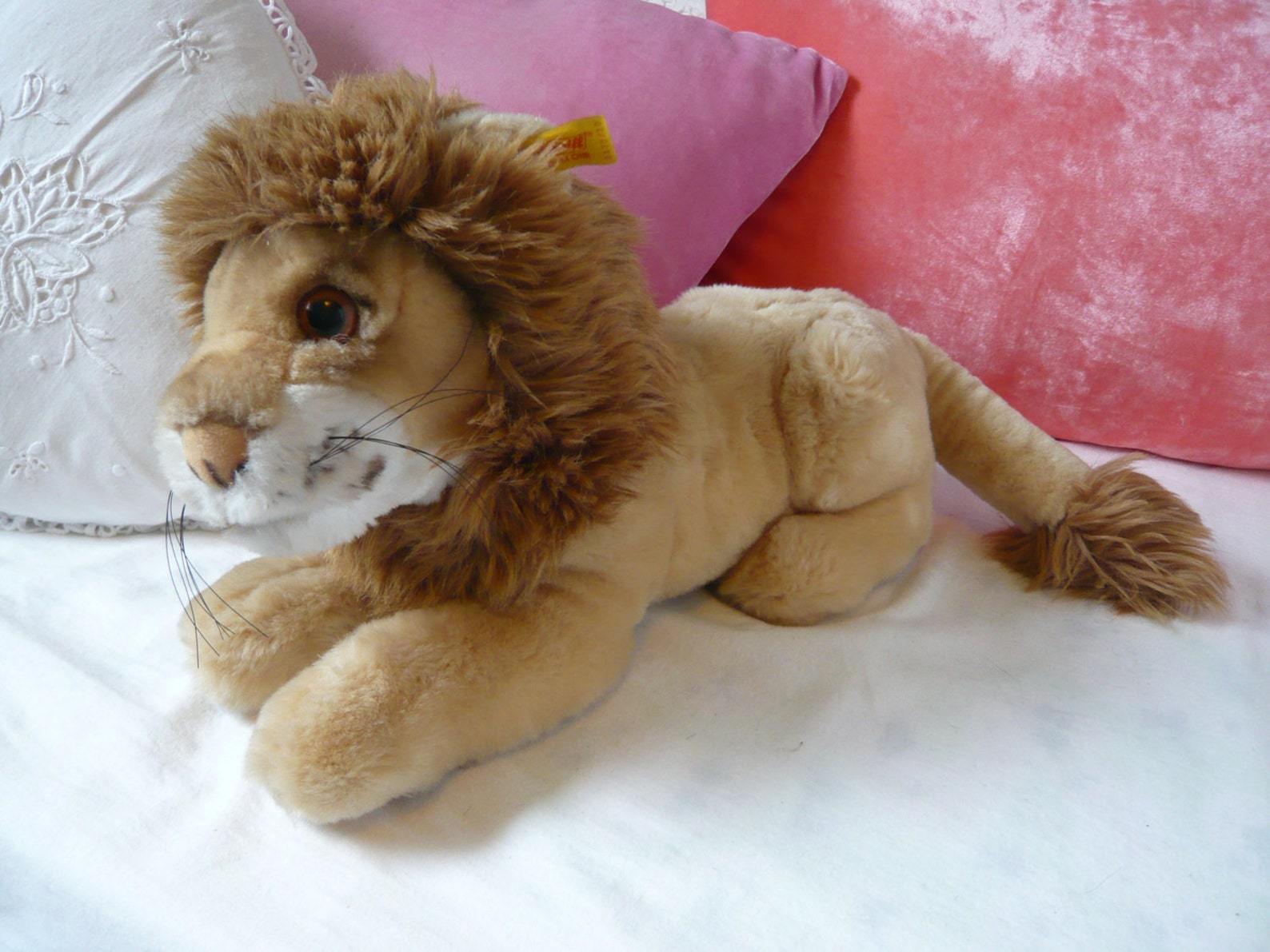 SALE Steiff Lion Stuffed Animal, Toy, Plush Animal - Etsy