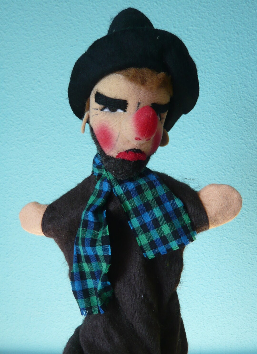 Vintage Punch and Judy, Hand Puppet, Robber, German Räuber Hotzenplotz ...