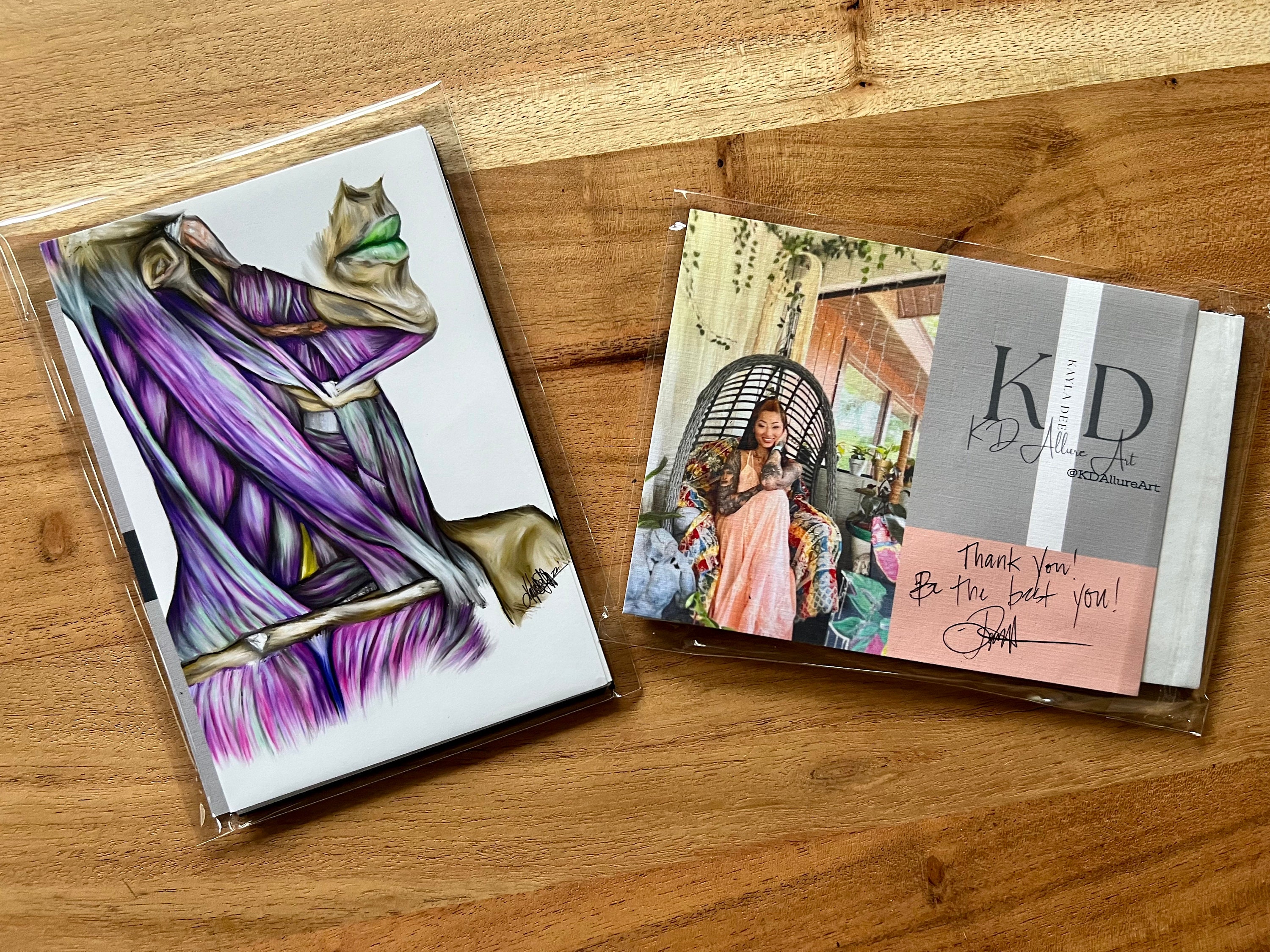 4 X 6 Anatomy Notecard Print Set of 5 Thank You Note, Medical Gift ...