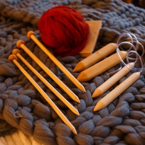 DIY Chunky Knit Blanket Kit DIY KNIT Kit Chunky Kit Giant - Etsy