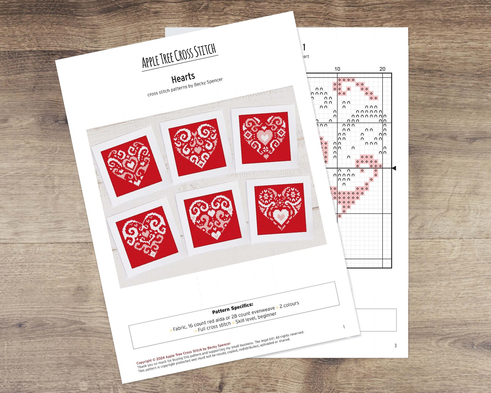 Heart Cross Stitch Patterns, Love Cross Stitch, Red Heart Patterns PDF ...