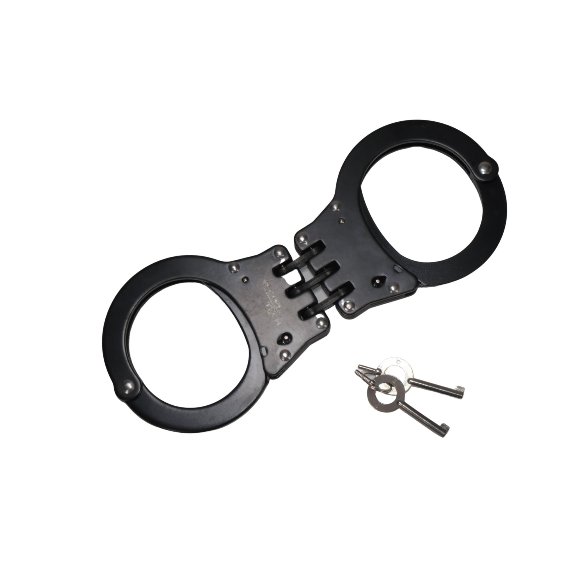 Hinged Black Handcuffs With Keys - Etsy