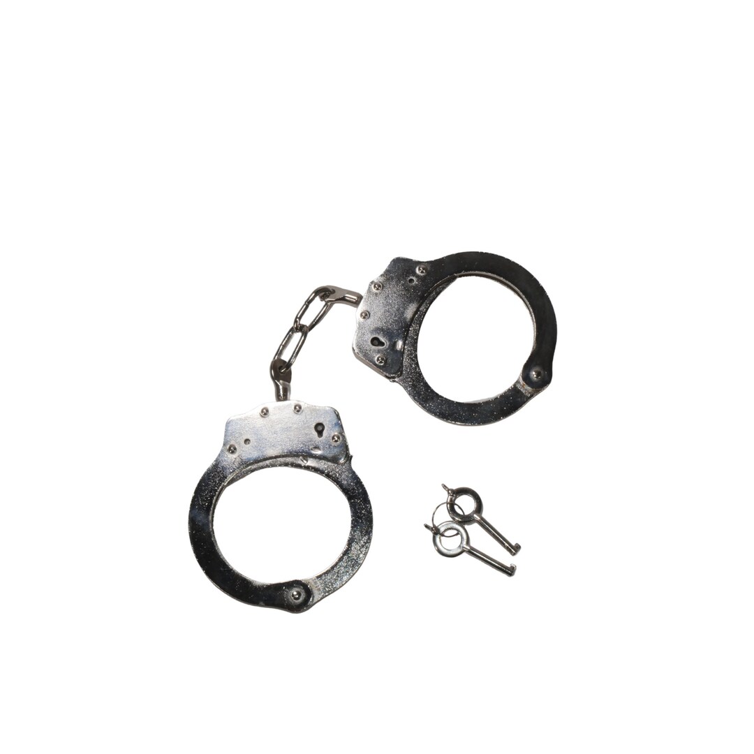 Chrome Handcuffs With Keys - Etsy