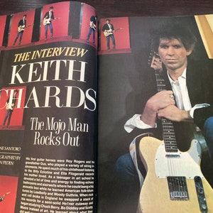 Vintage - Guitar World - 1986 - Keith Richards - Randy Rhoads - Angus ...