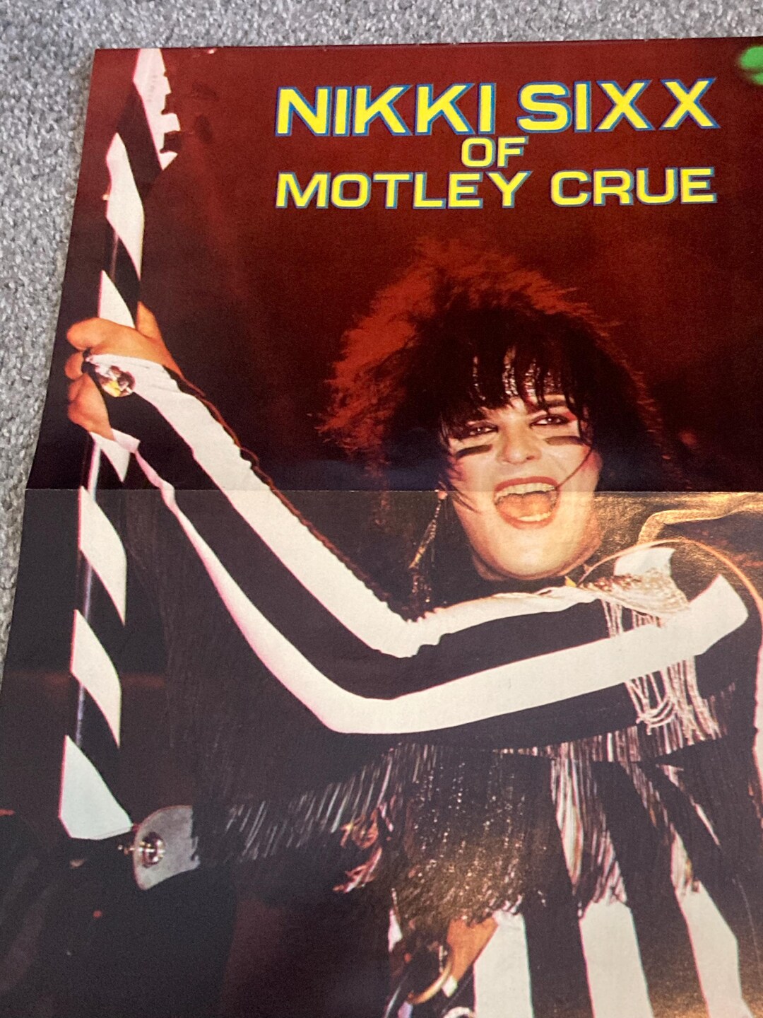 Vintage - Nikki Sixx Motley Crue - OZZY - Kiss - Gene/paul - Poster ...